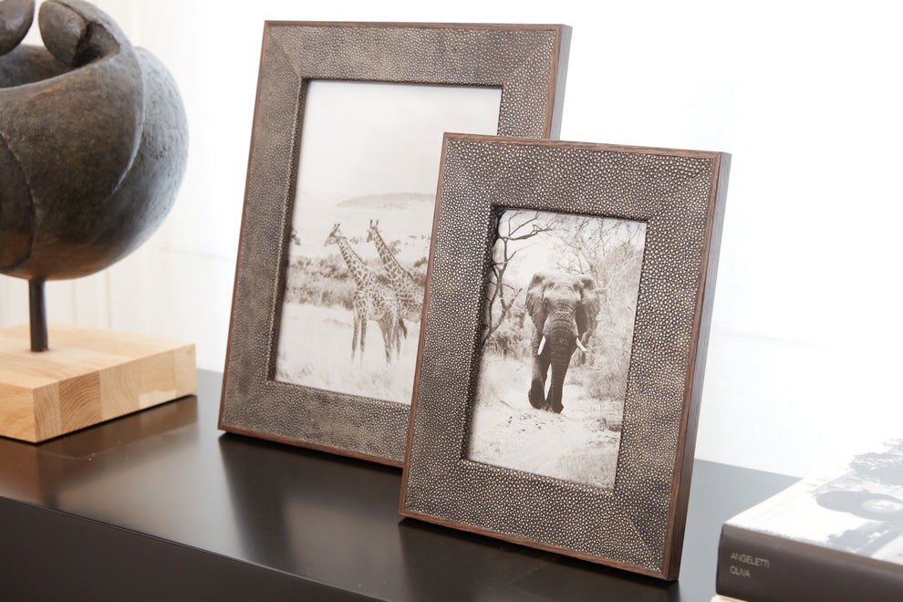 Leather & Wood Picture Frames – Simpsons London